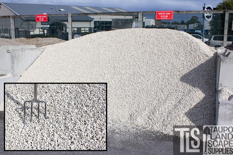 White Chip – Taupo Landscape Supplies